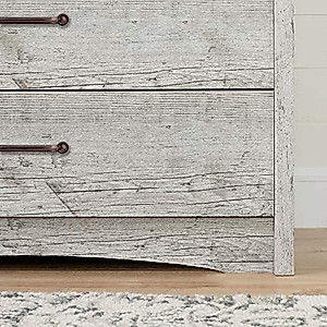 South Shore Helson 6-Drawer Double Dresser, 19.5x53.5x31.25 Inch (Pack of 1), Seaside Pine