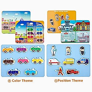 Quiet Book for Toddlers,Montessori Busy Book to Develop Kids Learning Skills,Educational Learning Toy for Toddlers 3-6,Preschool Learning Activities Sensory Toy for Kids Birthday Children's Day Gift