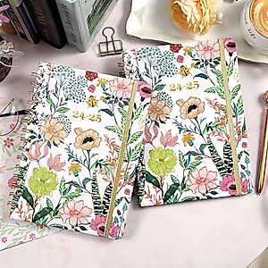 2024-2025 Academic Planner – Weekly ＆ Monthly Planner from Jul. 2024 – Jun. 2025, 6.4" x 8.5" with Tabs, Flexible Hardcover, Thick Paper, Strong Twin-Wire Binding, Back Pocket, Inspirational Quotes