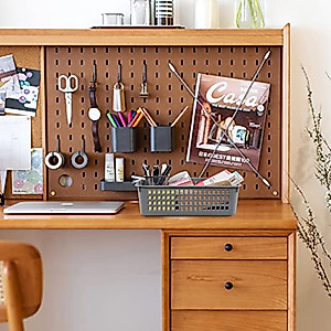 Vcansay Plastic Rectangular Storage Trays Baskets, 6 Packs