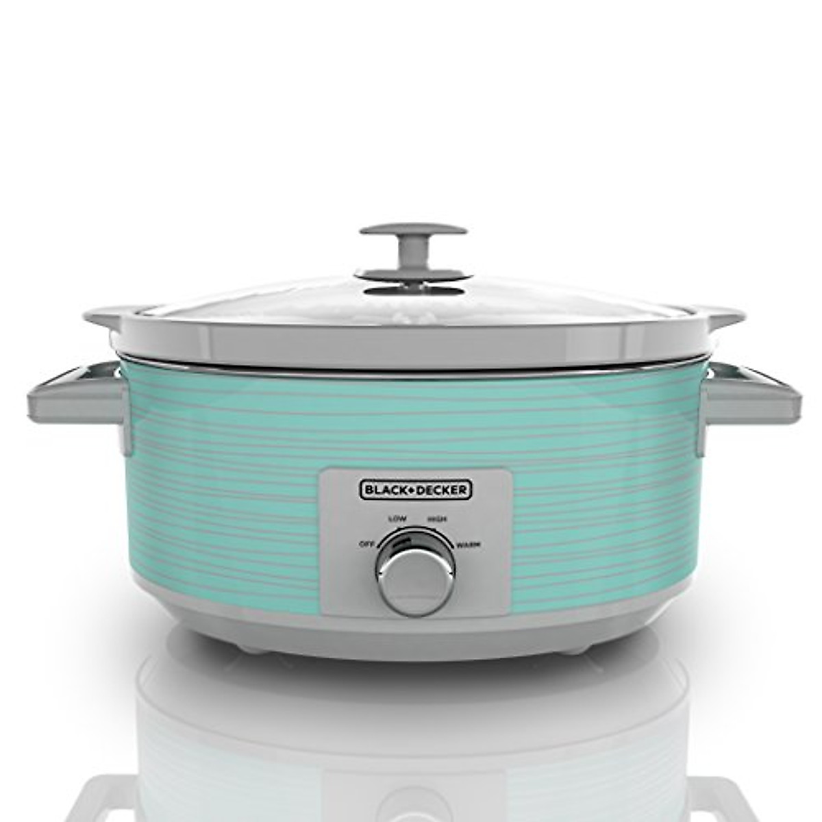 BLACK+DECKER SC2007D Slow Cooker, 7 quart, Teal Wave