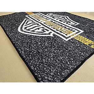 Harley Rug, Harley Legend Rug, Fantastic Rugs, Fan Rug, for Living Room, Home Decor Rug, Harley Davidson Rug, Popular Rug, Davidson Rug (2.6x3.3 feet - 80x100 cm)