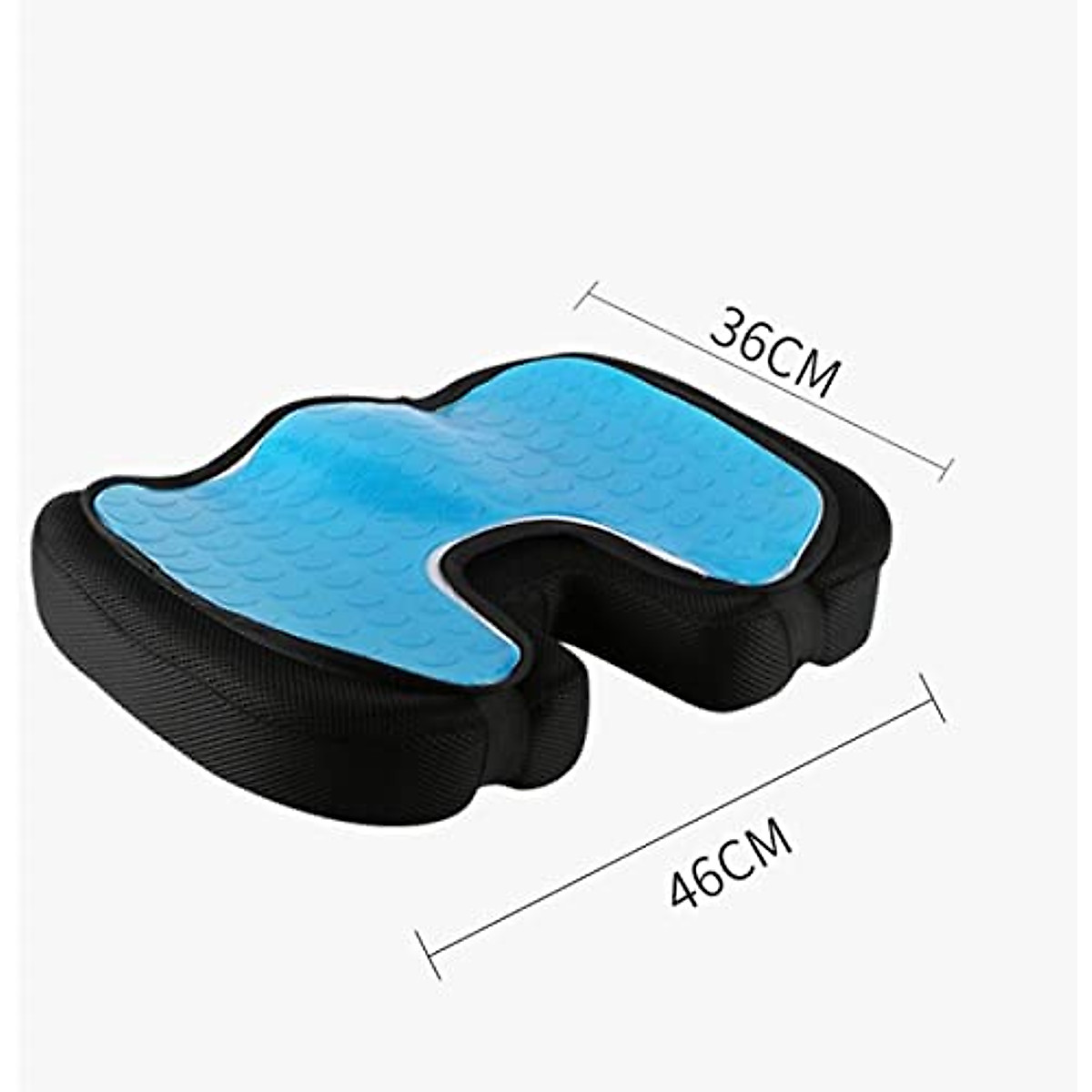 NNAA Ergonomic Chair Pad Office Cushion U-Shape Seat Cushion Travel Breathable Seat Cushion Orthopedic Memory Foam U Seat Massage Chair Cushion