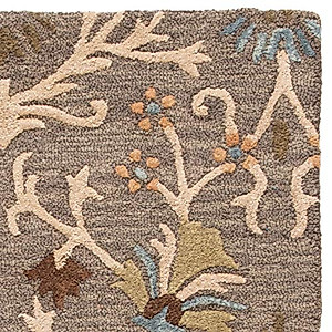 SAFAVIEH Cambridge Collection 2'6" x 14' Moss / Multi CAM235A Handmade Moroccan Premium Wool Runner Rug