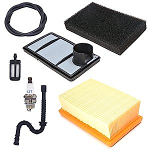 NIMTEK TS400 Air Filter with Spark Plug Tune-up Kits for STHIL TS 400 Concrete Cut Off Saw Replace 4223-141-0300