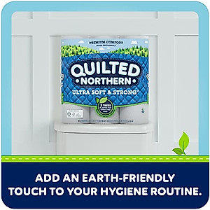 Quilted Northern Ultra Soft & Strong Toilet Paper, Double Rolls, 2-ply, 12 Count (Pack of 1)