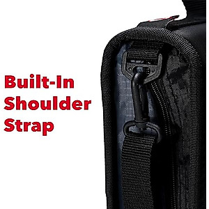 Case-It The Classic Zipper Binder - 2 Inch O-Rings - Multiple Pockets - 350 Sheet Capacity - Comes with Shoulder Strap - Midnight Blue D-251