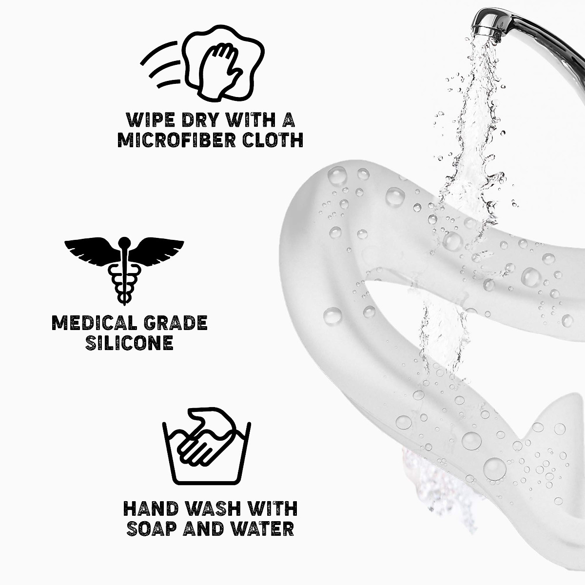 VR Silicone Cover for Oculus Quest 2 - Washable Sweat-Proof Anti-Leakage Light Blocking (Grey)