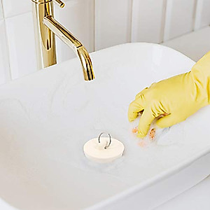 CAXUSD 8 Pcs Sewer Plug Shower Stopper Bath Plug Wash Basin Sink Kitchen Sink Stopper Bathtub Stopper Cover Bath Tub Drain Plug Sink Stopper Replacement Toilet Lid Decal Tub Plug Rubber