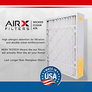 AIRX FILTERS WICKED CLEAN AIR. 20x25x5 Air Filter MERV 11 Compatible with ReservePro 4356 Furnace Filter 2 Pack