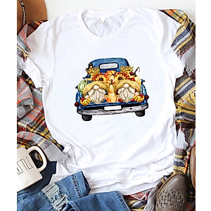 Fall Truck Scarecrow Gnomes Sublimation Transfer, Ready to Press, Autumn, Sunflowers, Pumpkins, Sublimation Transfer, Harvest, Ready to Use (Mug x1-3")