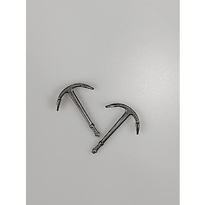 GAWEGM Model Ship Kits Accessory - 2pcs Alloy Anchor Boat Decorations