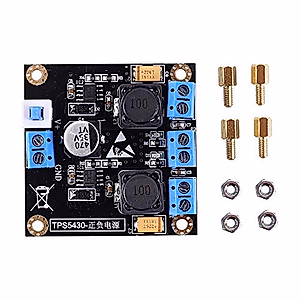 DONGKER TPS5430 Voltage Regulator Module,DC-DC -12V 12V Positive Negative Dual Output Module Power Supply Module with Switching