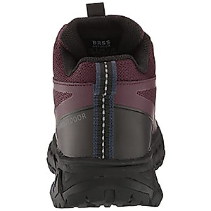 BASS OUTDOOR Women's Peak Seamless Hiker Mid Hiking Boot, FIG, 9