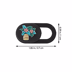 ifundom 3Pcs Camera Cover Smartphone Anti Covers Laptop Slide Blocker Tablet Webcam Lids Laptop Sticker Camera Stickers Smartphone Phones Slim Laptop Webcam Covers abs Plastic Privacy Flat