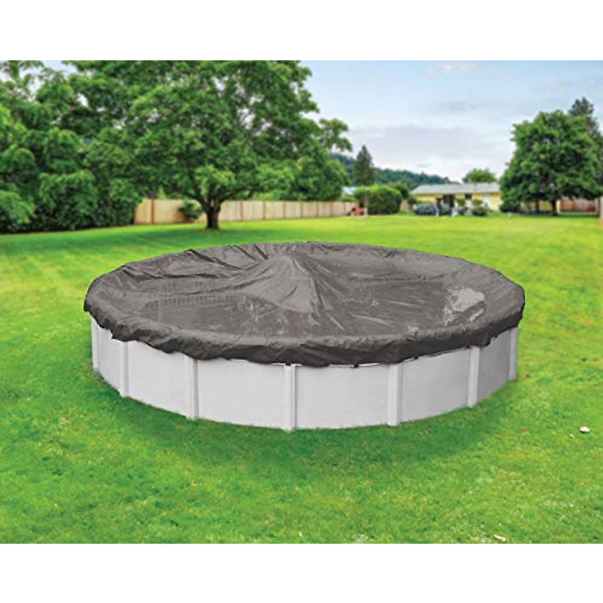 Robelle Magneisum 5928-4 Magnesium Winter Cover for Round Above Ground Swimming Pools, 28-ft