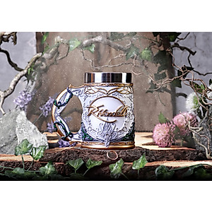 Nemesis Now Officially Licensed Lord of The Rings Rivendell Tankard, White, 15.5cm
