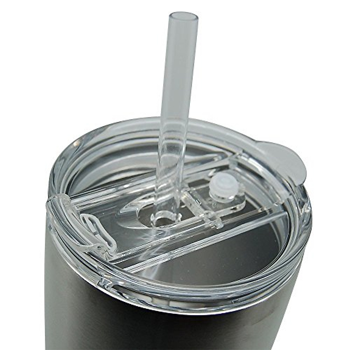 Reduce Tumbler Lid for 34 and 40 oz Drink Tumblers/Mugs - BPA Free, Dishwasher Safe, Impact Resistant - Replace Broken, Damaged or Lost Reduce Cold 1 Lids - Clear