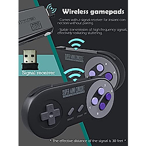 Fadist Retro Game Console, Built in 15000 Classic Games, 4K HD Output,with 2 Ergonomics Controllers, Plug and Play Game Console, Ideal Gift for Kids, Adult, Friend, Lover