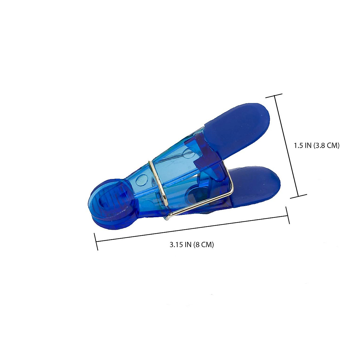 Simply Served Seal N Snack Multipurpose Clips Food Saving Chip Bag Sealers with Magnet Backs, 16 Pack, Colors may vary