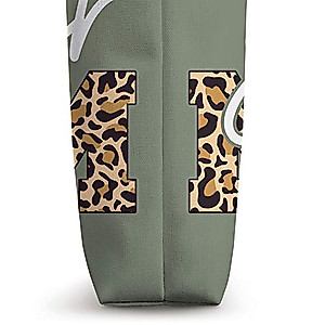 Soccer Mom Leopard Print Ball Tote Bag