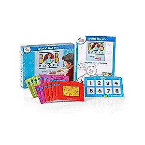 hand2mind Learn to Read With BOB Books & VersaTiles Beginning Readers Set, Early Reader Books, Phonemic Awareness Workbook, Preschool Activity Books, Educational Books for Toddlers, Science of Reading
