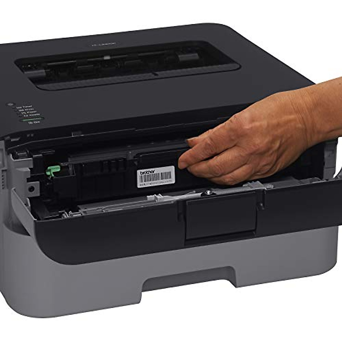 Brother HL-L2300 Monochrome Laser Printer with Duplex Printing for Business Office Home - up to 2400 x 600 Resolution - 27 ppm Print Speed, Hi-Speed USB 2.0, 250-sheet Capacity, BROAGE Printer Cable
