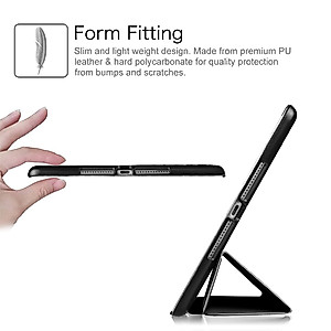 Fintie Slimshell Case for iPad Air 9.7" - Lightweight Stand Smart Protective Cover with Auto Sleep/Wake Feature for iPad Air 2013 Model, Black