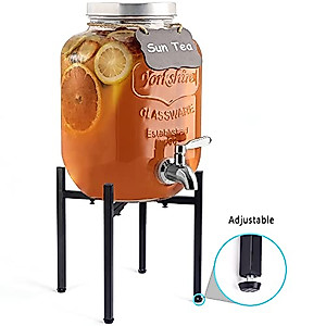 EGMEHOAD Water Filter Stand Adjustable Width 9" Tall 12" Wide, Big Water Filter System Stand, Countertop Water Dispenser Stand, Drink Dispenser Stand for Travel Water Filter System