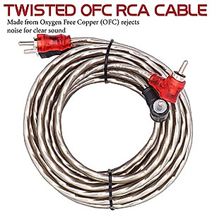 4 Gauge Audio Amplifier Installation Wiring Systems KIT,Make Connections and Brings Power to Your Radio,Subwoofers and Speakers