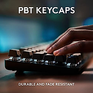 Logitech G413 SE Full-Size Mechanical Gaming Keyboard - Backlit Keyboard with Tactile Mechanical Switches, Anti-Ghosting, Compatible with Windows, macOS - Black Aluminum