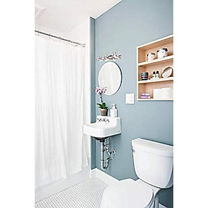 LIT-PaTH 3 Light Bathroom Vanity Light Fixture, Wall Sconce, E26 Base 60W Max for Each, Plating Nickel Finish, Bulbs not Included