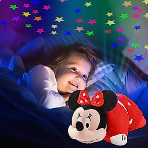 Pillow Pets Disney Rockin the Dots Minnie Mouse Sleeptime Lites - Retro Minnie Mouse Plush Night Light