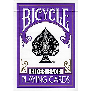 Bicycle Purple Rider Back Playing Card Deck Poker Size