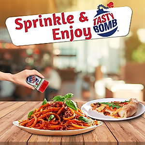 Tasty Bomb Popcorn Seasoning Set - Zesty Popcorn Seasoning Powder Variety Pack of 4 - Hot & Spicy Popcorn Flavoring with Asiago Pepper, Spicy Chipotle, Cheesy Jalapeno & Ranch Popcorn Seasoning Powder