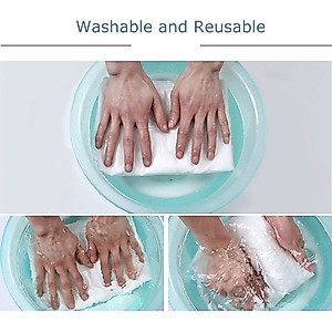 In kds Transparent PEVA Dress Garment Bag Suit Bag with Zipper Pack of 6, 4Medium and 2 Large