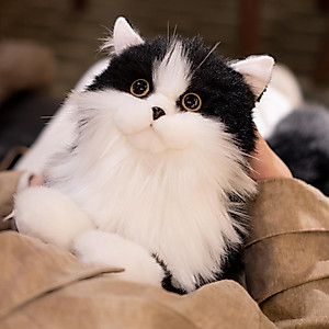 Chongker Stuffed Animals Plush - Realistic Animals Plush, Lifelike Toy, Ragdoll Cat