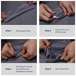 Teemlanny Men's Sport Coat Blazer Classic Fit 2 Button Notch Lapel Business Suits Jacket Grey