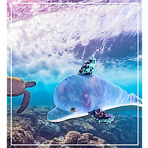 DolliBu Dolphin Space Sequin Plush - Dolphin Stuffed Animal Reversible Sequin Plush, Space-Themed Cute Stuffed Animals for Girls and Boys, Perfect Reversible Plush Dolphin for Room Décor - 12 Inches