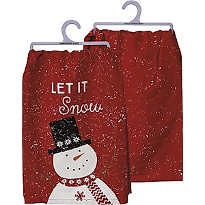 Primitives by Kathy Let It Snow Home Décor Kitchen Towel