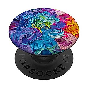 Artist Palette Paint Abstract Bright Colors Design PopSockets Swappable PopGrip