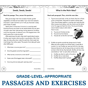 Carson Dellosa | Skill Builders Reading Comprehension Workbook | 3rd Grade, 80pgs