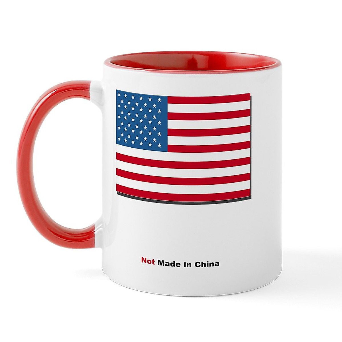 CafePress Not Made In China Mug Ceramic Coffee Mug, Tea Cup 11 oz