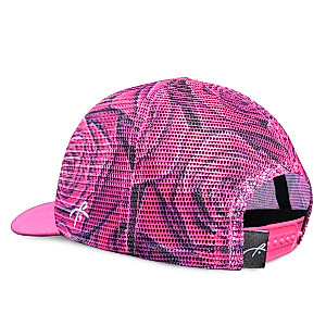 Grace Folly Kids Trucker Hat Youth Baseball Cap for Boys & Girls 5-12 Years Old (Kids, Pink Rose)