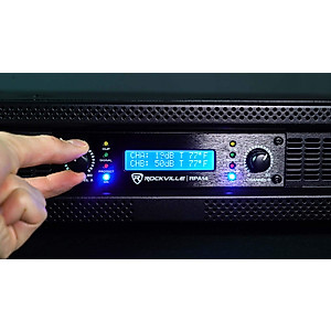 Rockville RPA14 7000 Watt Peak / 2000w RMS 2 Channel Power Amplifier Pro/DJ Amp