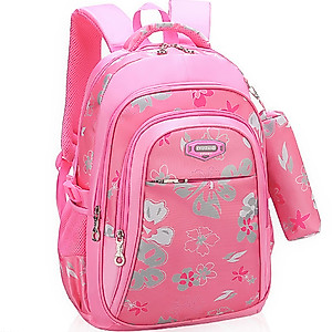 JOJOOKIDS Kids Backpack for Girls Unicorn Backpack for School Water Repellent | Backpacks for Elementary or Kindergarten | Pink School Bag 15” School Backpack