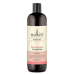 Sukin Volumising Shampoo, Fine and Limp Hair, 16.9 Fl Oz