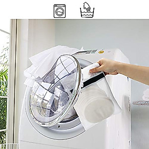 PHOGARY 14PCS Washable Nursing Pads, Reusable Organic Bamboo Breast Pads with Laundry Bag and Storage Bag - Soft, Absorbent, Hypoallergenic, Eco Pads for Breastfeeding