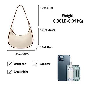Scarleton Purses for Women, Crossbody Bags for Women, Lightweight with 2 Straps Shoulder Bag for Casual & Party, H208841 Off White