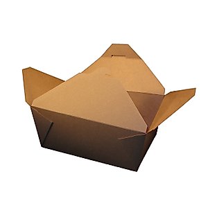 Specialty Quality Packaging 100460 Eco-Box Food Tray, 4 Kraft (Pack of 160)